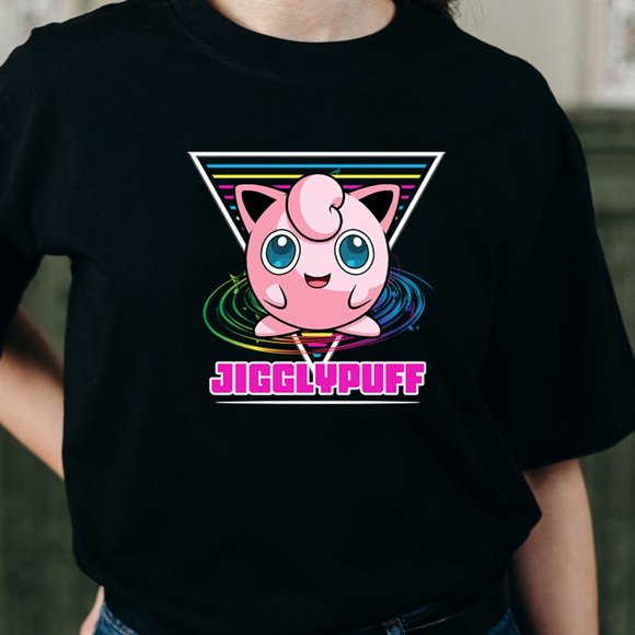 Gildan | Shirts | Jigglypuff Pokemon Anime Tshirt | Poshmark